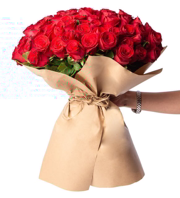 150 Red Roses in Special Bouquet