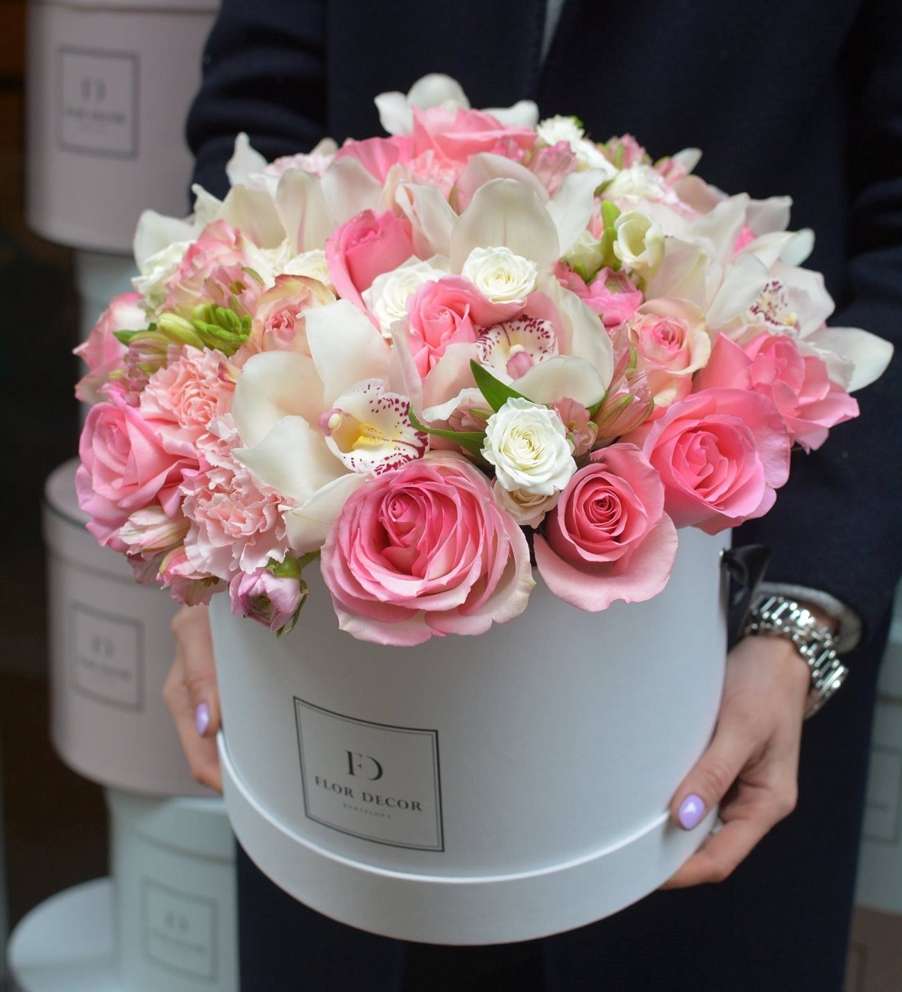 Hat Box Flower Bouquet | Best Flower Site