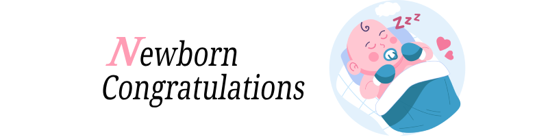 Congratulations Phrases for Newborn Babies - LolaFlora